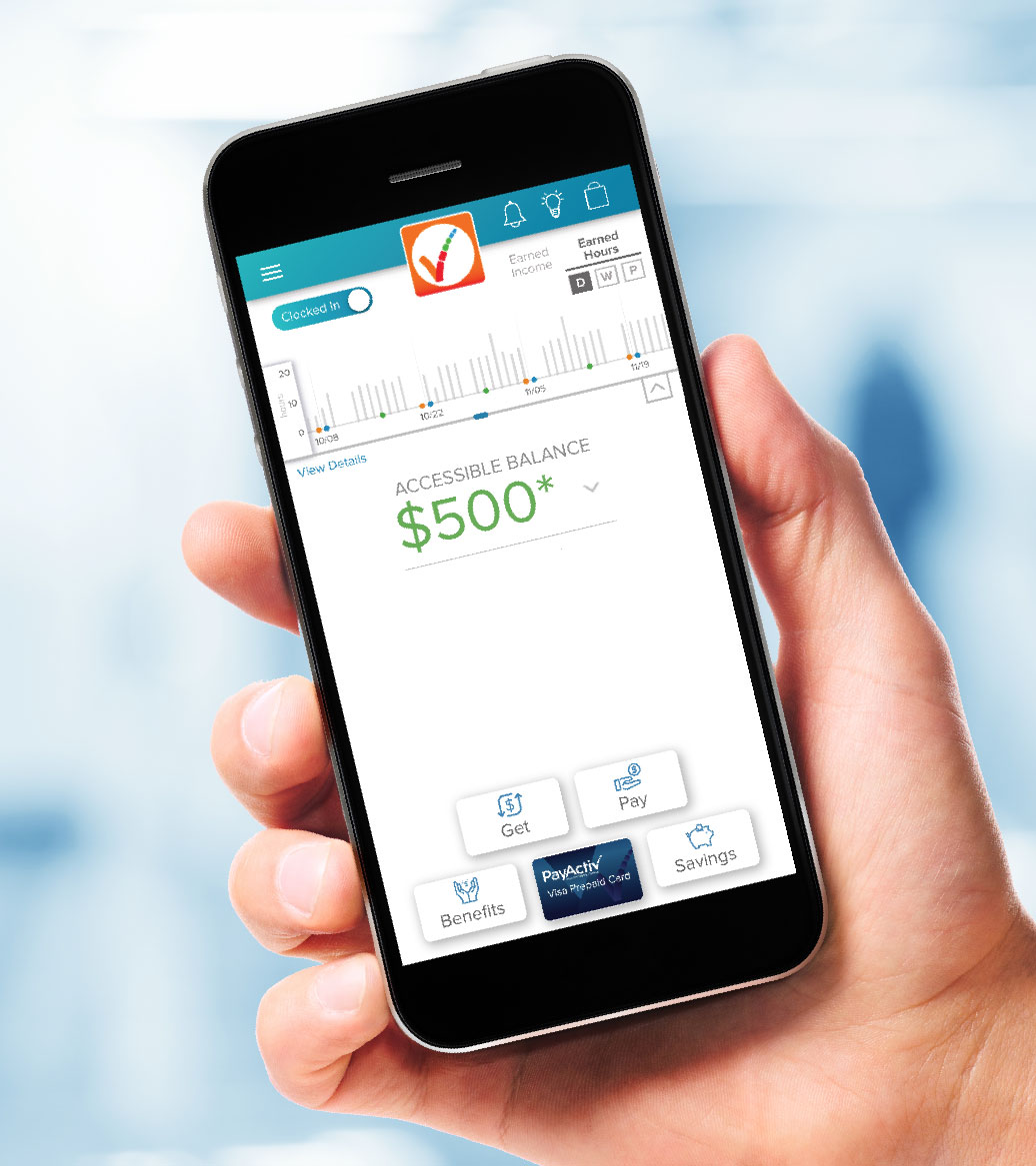 Access to Earned Wages with Payactiv and Visa